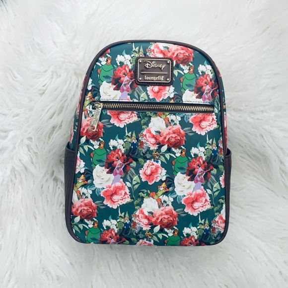Loungefly | Bags | Loungefly Disney Robin Hood Characters Floral Mini ...